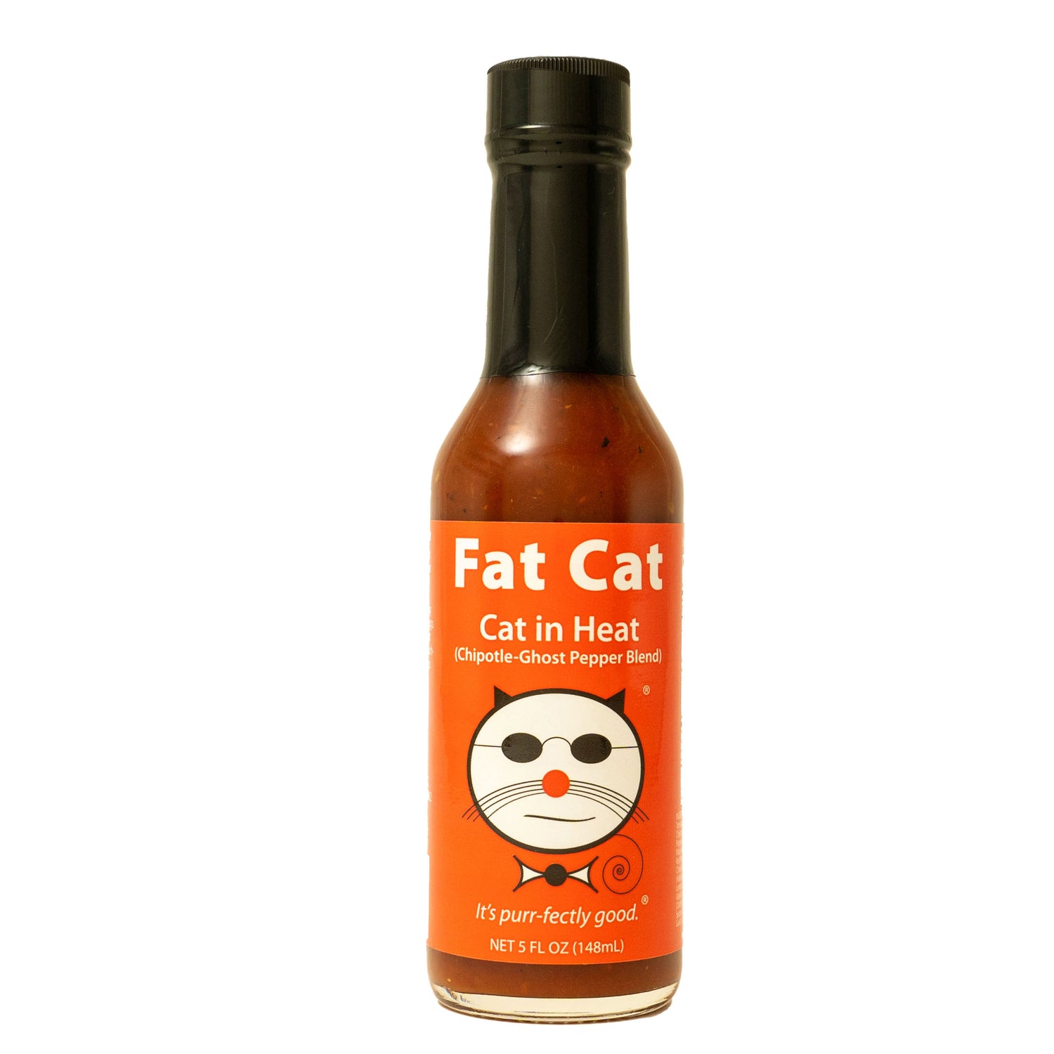Cat in Heat Chipotle Ghost Pepper Hot Sauce by Fat Cat Gourmet – Fat ...