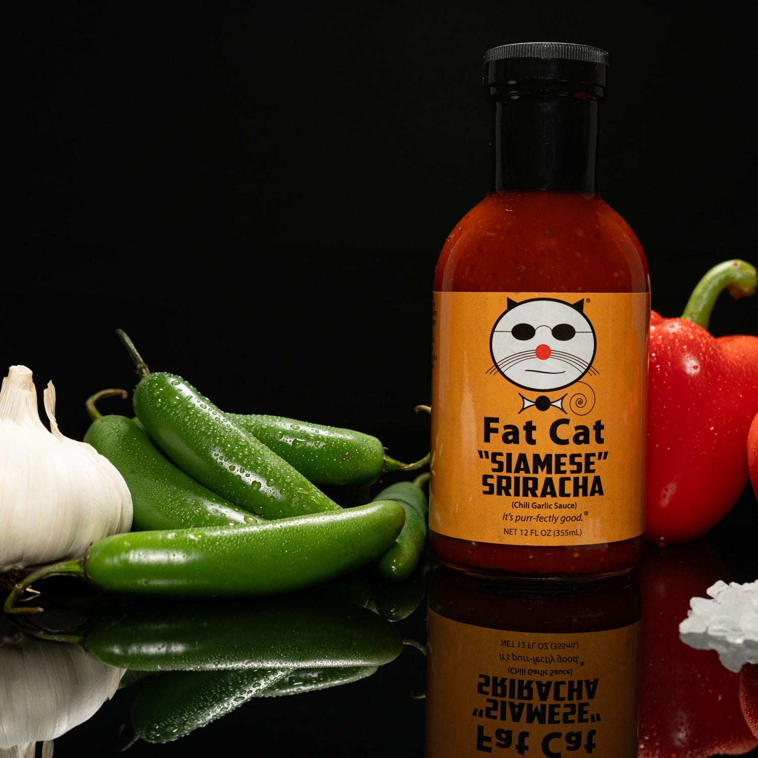Siamese Sriracha Chili Garlic Sauce by Fat Cat Gourmet – Fat Cat ...