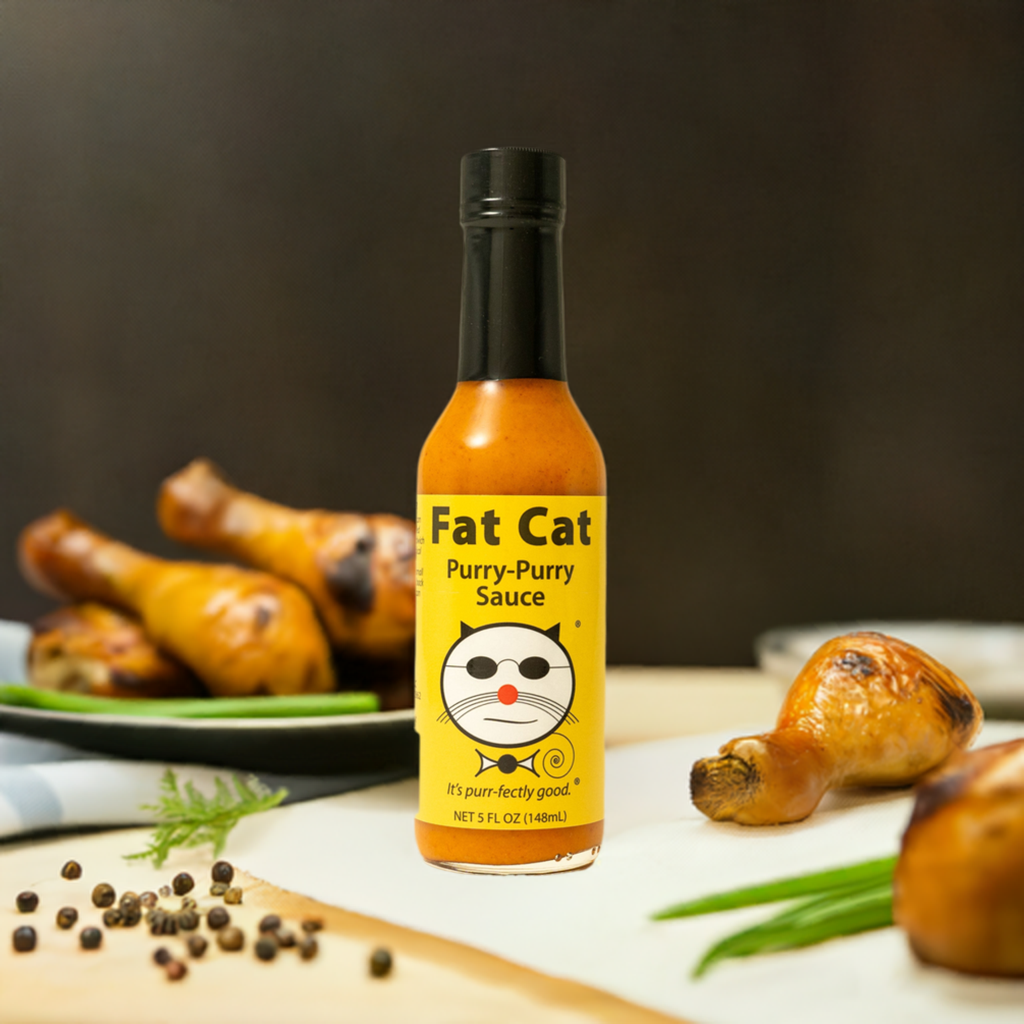 Purry-Purry Sauce (Peri Peri Style Hot Sauce) by Fat Cat Gourmet