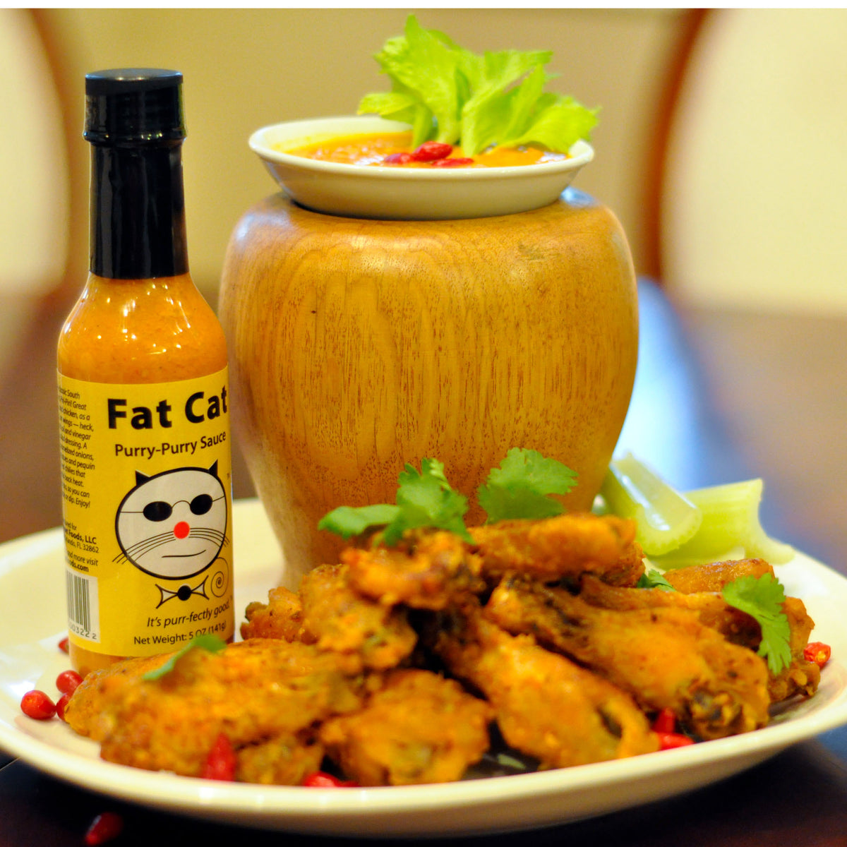 Purry-Purry Sauce (Peri Peri Style Hot Sauce) by Fat Cat Gourmet